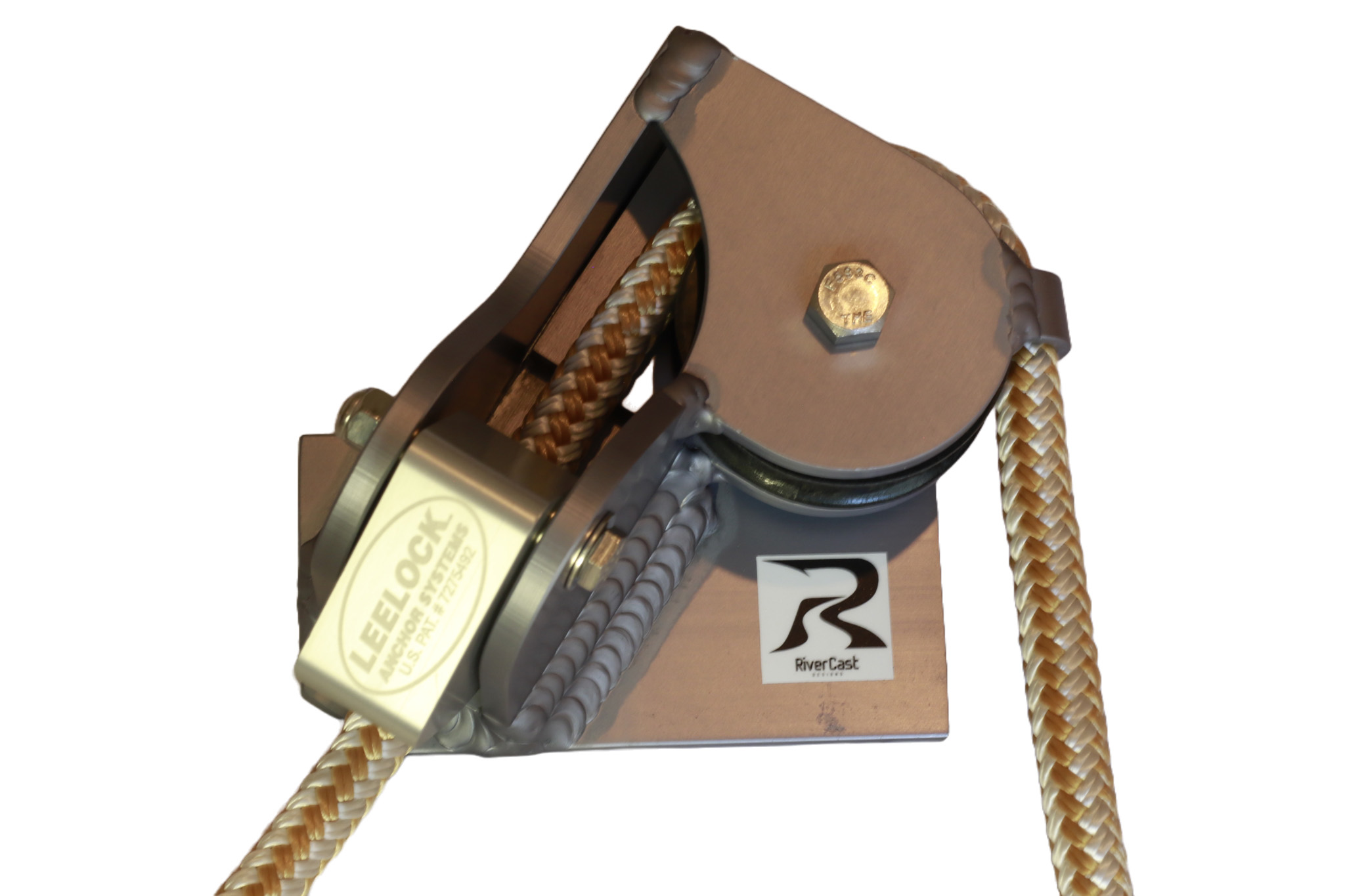 Auto Locking Anchor Cleat with Pulley - Anchor Systems